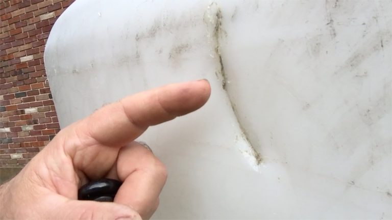 Polyethylene Water Tank How to Repair a Crack - Great Escape Farms